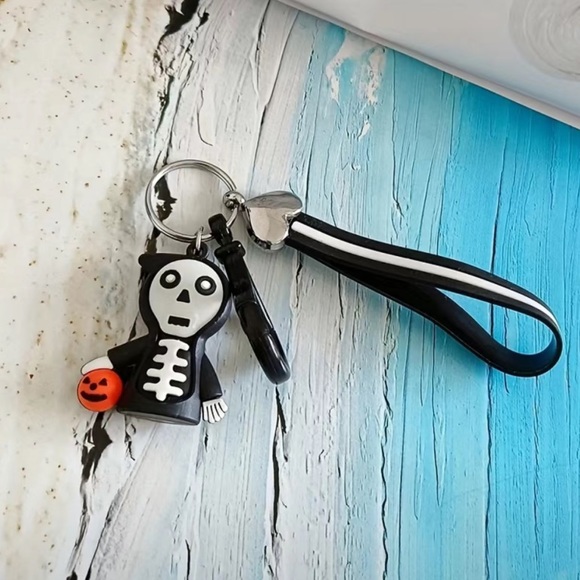 kawaii | Accessories | Kawaii Scary Little Monster Keychain Backpack ...